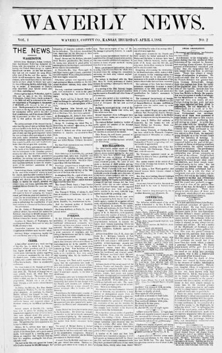 Waverly, Kansas – Legends of Kansas